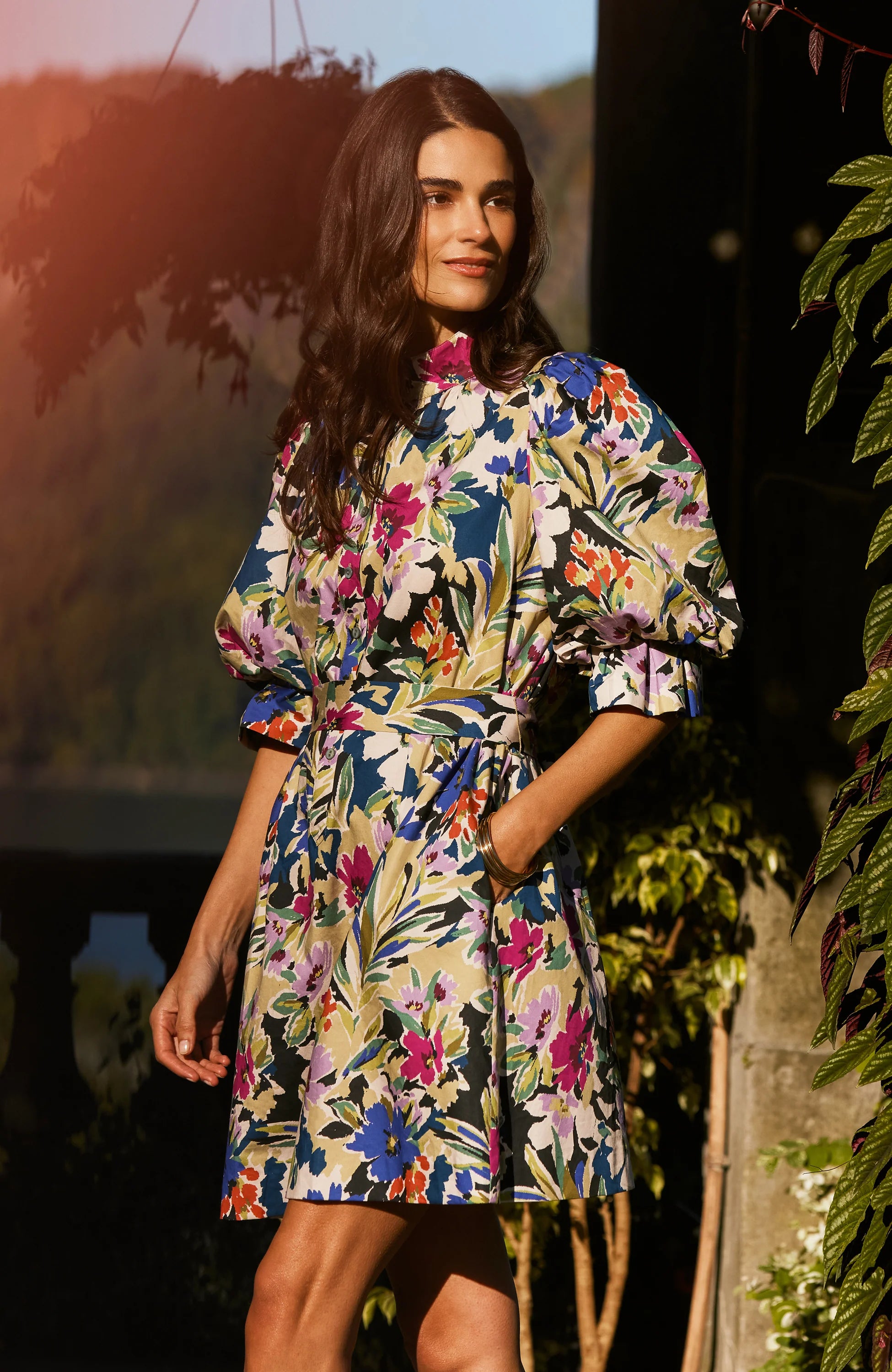 LYDIA WATERCOLOR DRESS – Copper Penny